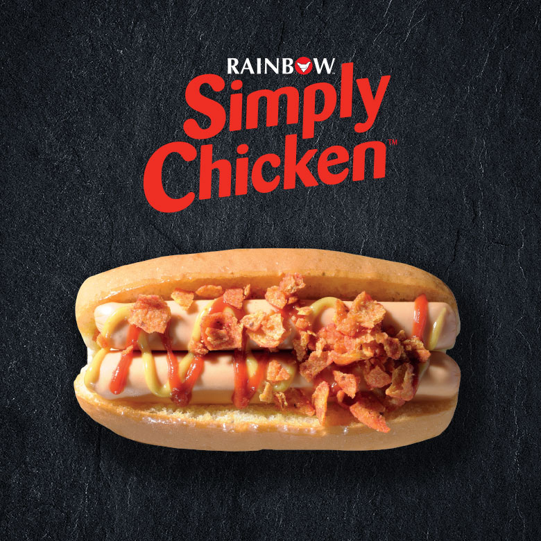 Simply Chicken hearty hot dog